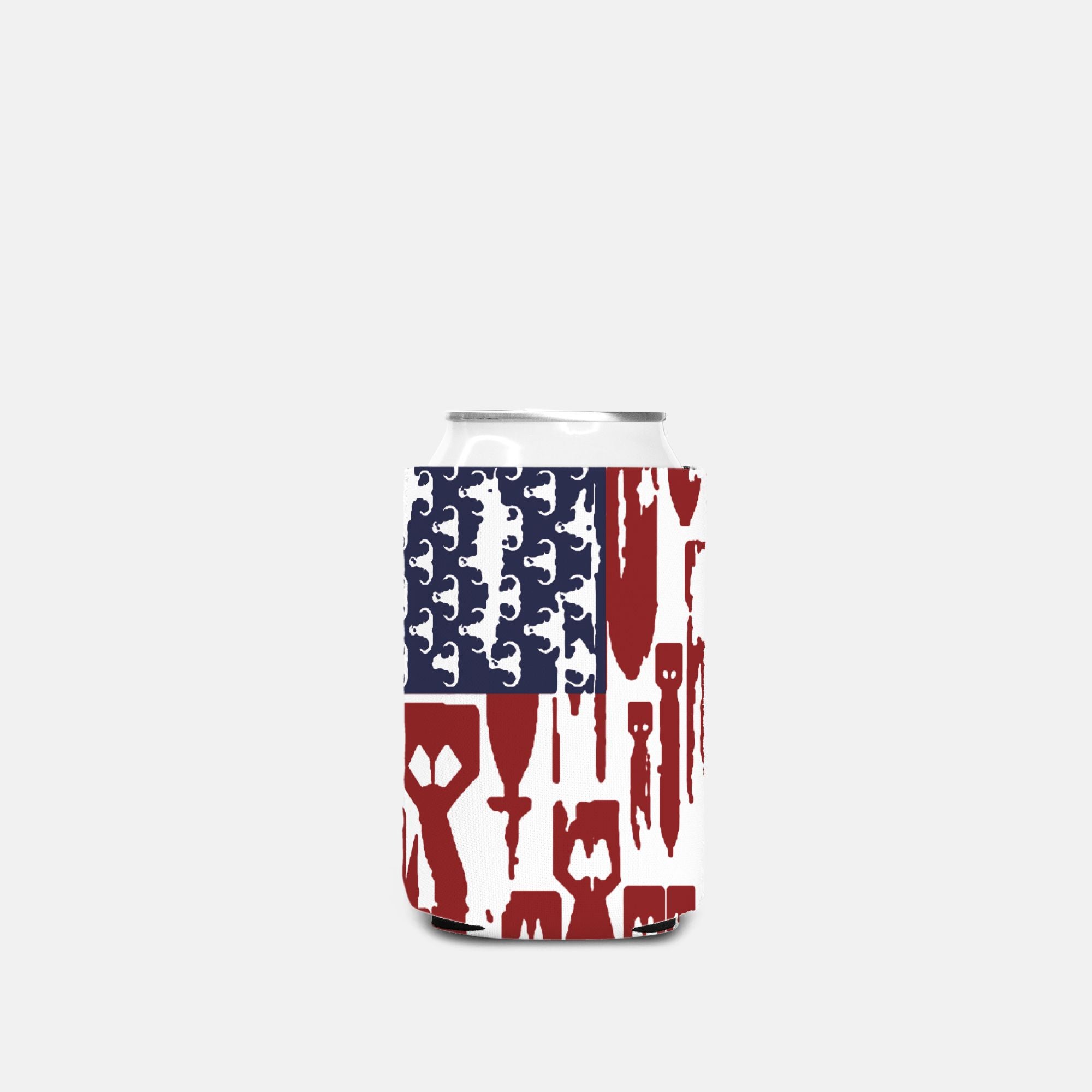 Print On Demand - Can Cooler - "EOD Bomb Flag" – Buffalo Gals Co.